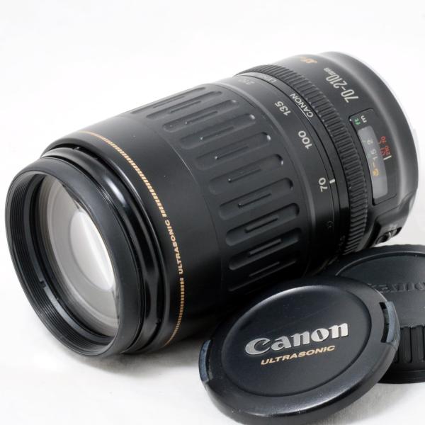 Canon キャノン EF 70-210mm F3.5-4.5 USMウルトラソニックモーターを搭載しておりAFが大変スムーズ！フルサイズ機にも対応した望遠ズームレンズ！70mmスタートなのに開放F値3.5210mmでもF値4.5と望遠にし...