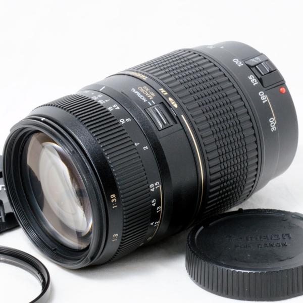 TAMRON タムロン AF 70-300mm F4-5.6 Di LD MACRO キヤノン用 A17キヤノン製デジタル一眼レフカメラでのAF撮影に対応！超望遠300mmなのに簡易的なマクロ撮影も可能！70mm（標準寄り）〜300mm（中...