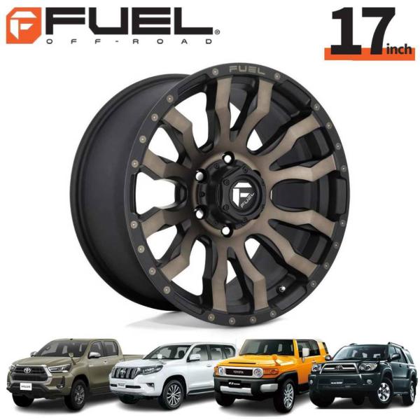 [ ブランド ] FUEL OFFROAD フューエルオフロード[ 商品内容 ] 17インチアルミホイール 1本[ ホイールサイズ ] 17×9J 6H 139.7 -12 CB106.1[ シリーズ名 ] D674 BLITZ ブリッツ[...