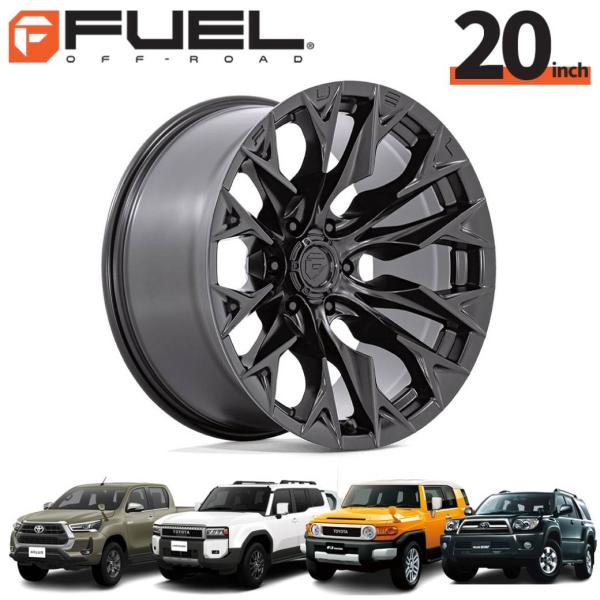 [ ブランド ] FUEL OFFROAD フューエルオフロード[ 商品内容 ] 20インチアルミホイール 1本[ ホイールサイズ ] 20×9J 6H 139.7 +20 CB106.1[ カラー ] ブラックアウト[ シリーズ ] D8...