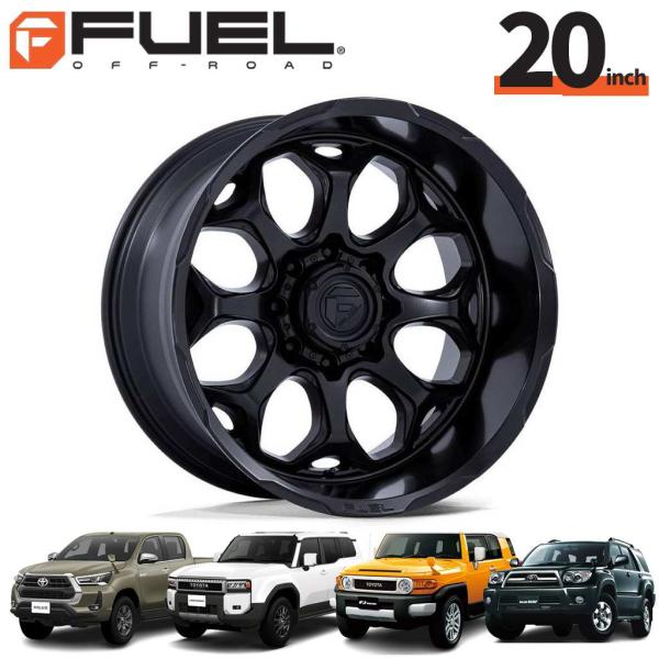 [ ブランド ] FUEL OFFROAD フューエルオフロード[ 商品内容 ] 20インチアルミホイール[ ホイールサイズ ] 20×9J 6H 135 +1 CB87.1[ シリーズ ] FC862 SCEPTER セプター[ カラー ...