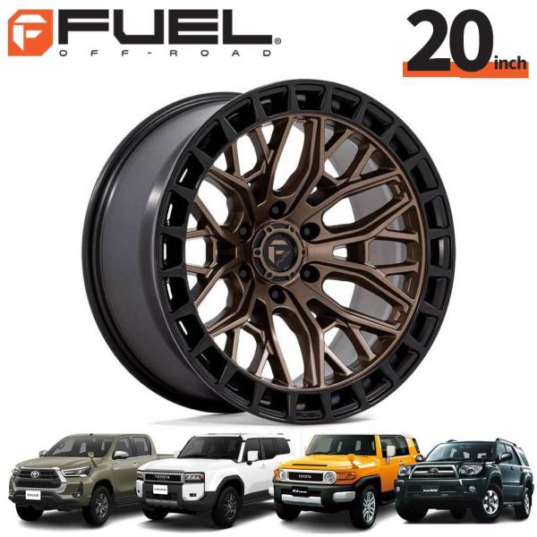 [ ブランド ] FUEL OFFROAD フューエルオフロード[ 商品内容 ] 20インチアルミホイール[ ホイールサイズ ] 20×9J 6H 139.7 +1 CB106.1[ シリーズ ] FC869 SIGMA シグマ[ カラー ...