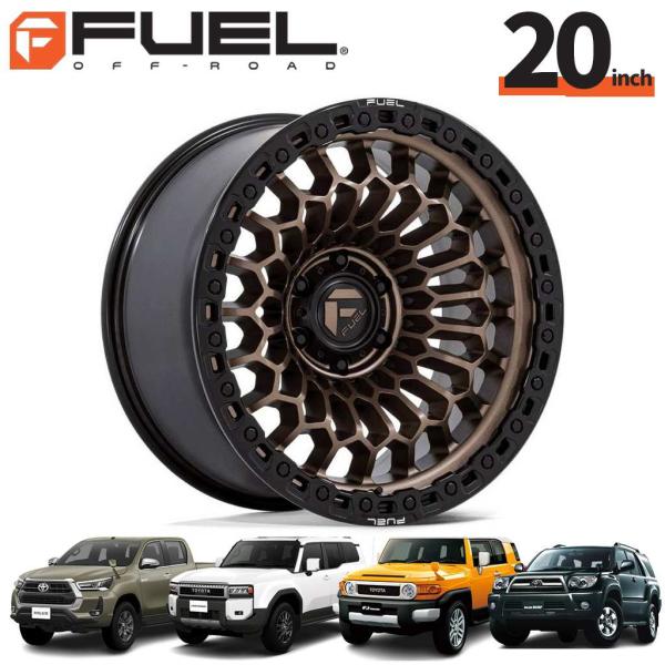 [ ブランド ] FUEL OFFROAD フューエルオフロード[ 商品内容 ] 20インチアルミホイール[ ホイールサイズ ] 20×9J 6H 139.7 +1 CB106.1[ シリーズ ] FC870 SINISTER シニスター[...