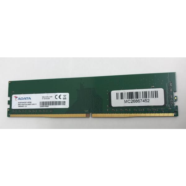 ADATA 1Rx8 PC4-2400T-UA2-11 8GB PC4-2400T  DDR4-19200 8GB DDR4デスクトップ用メモリ 288ピン ECC無し DDR4 DESKTOP RAM容量:8GBタイプ:288ピン ddr...
