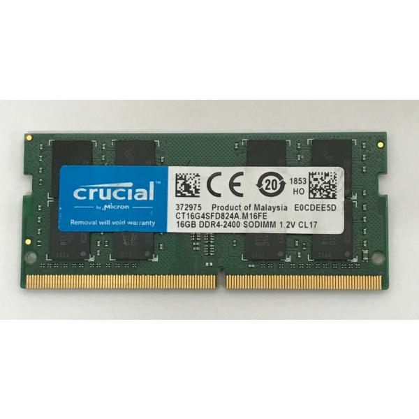 CRUCIAL PC4-2400T 16GB 1枚 DDR4 ノートパソコン用メモリ DDR4-2400(PC4-19200)ノートPC用 16gb 260ピン DDR4 LAPTOP RAM ...