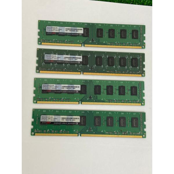 PANRAM DDR3-1600 PC3-12800U 32GB 8GB 4枚で 32GB DDR3 デスクトップ用 メモリ DDR3 DESKTOP RAM容量：8GB 4枚　合計32GBデスクトップ用メモリタイプ：240ピン ddr3 ...