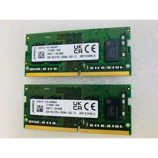 KINGSTON DDR4-3200 8GB 2枚組 DDR4 16GB DDR4 ノート用メモリ 260ピン ECC無し DDR4-25600 8GB 2枚で 16GB DDR4 LAPTOP RAMddr4-3200(pc4-25600...