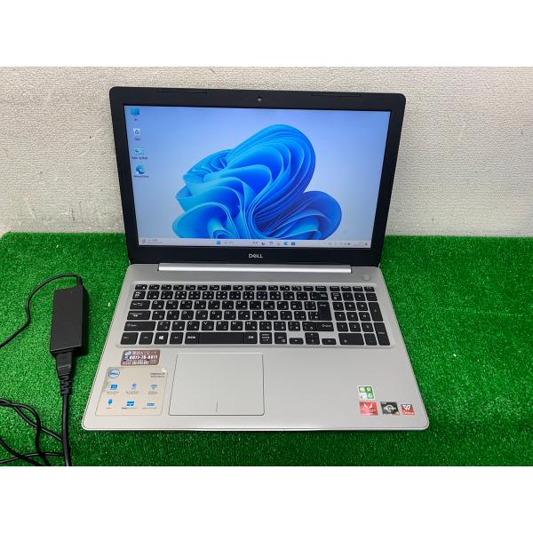 DELL INSPIRON 5575 ノートPC AMD Ryzen 3 2200U ノートパソコン中古 メモリ8GB NVMe256GB カメラ 無線 デール 15.6 インチ laptop　