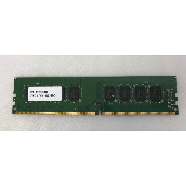 ELECOM EW2400-8G/RO PC4-2400T DDR4-19200 8GB DDR4 デスクトップ用メモリ 288ピン ECC無しメモリ DDR4 DESKTOP RAM容量:8GBタイプ:288ピン ddr4 Non-ECC...