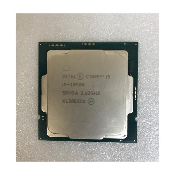 CPU インテル Core i5-10500 3.10GHz SRH3A LGA1200 i5第10世代 プロセッサー Intel Core i5 10500 中古動作確認済み商品状況:中古動作確認済み抜き取り品ですのでグリス等で汚れている...