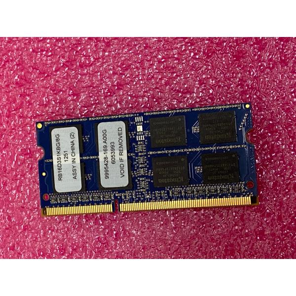 Kingston キングストン RB16D3S1KBG/8G DDR3-1600 8GB DDR3 ノートパソコン用メモリ DDR3 LAPTOP-RAM 204ピン ECC無し容量:8GBタイプ: 204ピン Non-ECC/ECC無しメ...