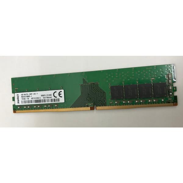 KINGSTON PC4-2400T 4GB  PC4-19200 4GB DDR4デスクトップ用メモリ 288ピン  ddr4 ECC無し メモリ 中古品動作品容量:4GBタイプ:288ピン ddr4 Non-ECCメモリ/ECC無しデス...