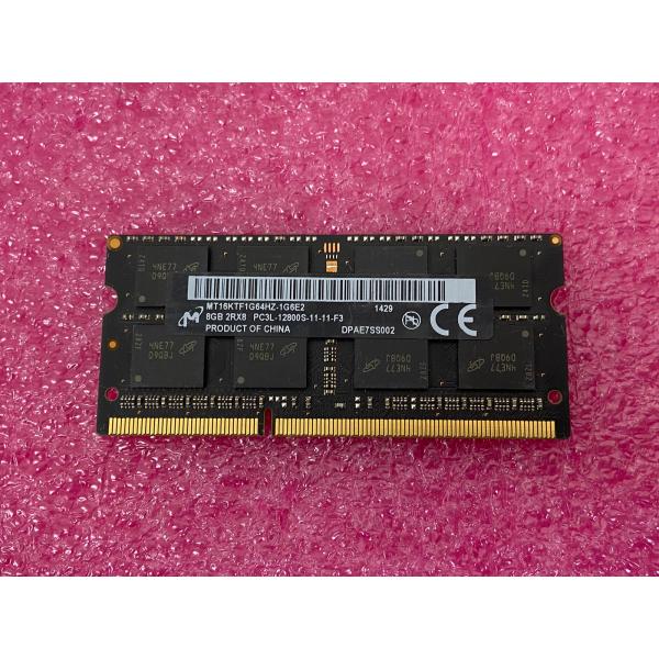 MICRON DDR3L-12800S 8GB 1枚 DDR3L ノートPC用 メモリ DDR3L 1600 8GB 204ピン DDR3L LAPTOP RAM 8GB容量:8GBタイプ:204ピン ddr3L Non-ECCメモリノート...