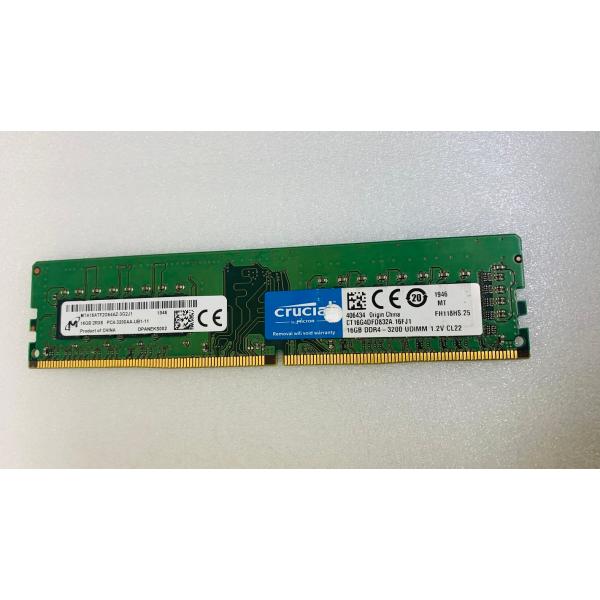 MICRON 2Rx8 PC4-3200 16GB 1枚 DDR4 デスクトップ用メモリ 288ピン ECC無し PC4-25600 PC4 ddr4 16gb desktop ramM容量:16GBタイプ:288ピン ddr4 Non-E...