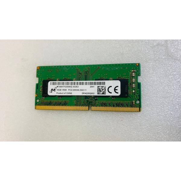 MICRON 1RX8 PC4-3200 16GB DDR4 ノート用メモリ 260ピン ECC無し DDR4 PC4-25600 16GB DDR4 LAPTOP RAM容量:16GBタイプ:260ピン ddr4 Non-ECCメモリ/E...