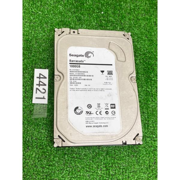 SEAGATE 1TB HDD 3.5 インチ SATA ST1000DM003 1TB ハードディスク 1000GB 3.5 SerialATA 7200rpm 1TB 使用時間22421時間