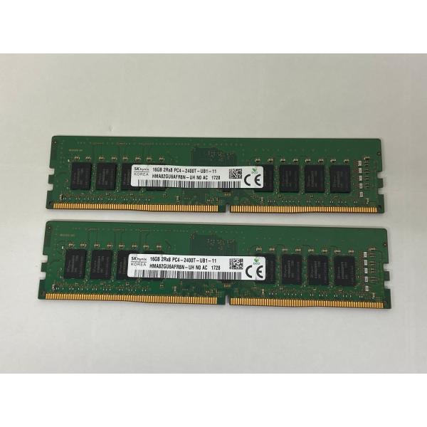 SK HYNIX PC4-2400T-UB1-11 DDR4-2400 16GB 2枚で ddr4 32gb デスクトップ メモリ ECC無し DDR4-19200 DDR4 DESKTOP RAMddr4-2400 (pc4-19200)...