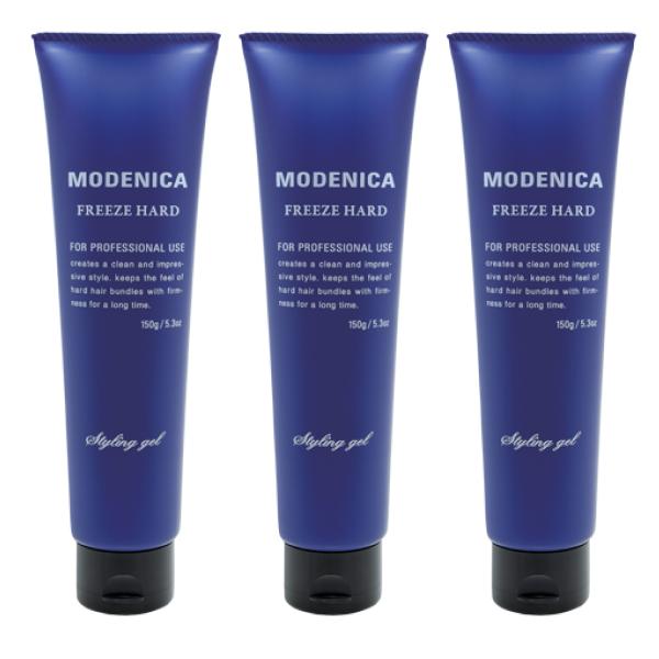 MODENICAは、高い美容意識を持つ男性に向けたスタイリング料。〜男も美しく いつもいつまでも〜 をコンセプトに、男性の髪を守り、スタイルアップをサポートするために生まれました。モデニカ フリーズハードジェルワイルドで色気のあるヘアスタイ...