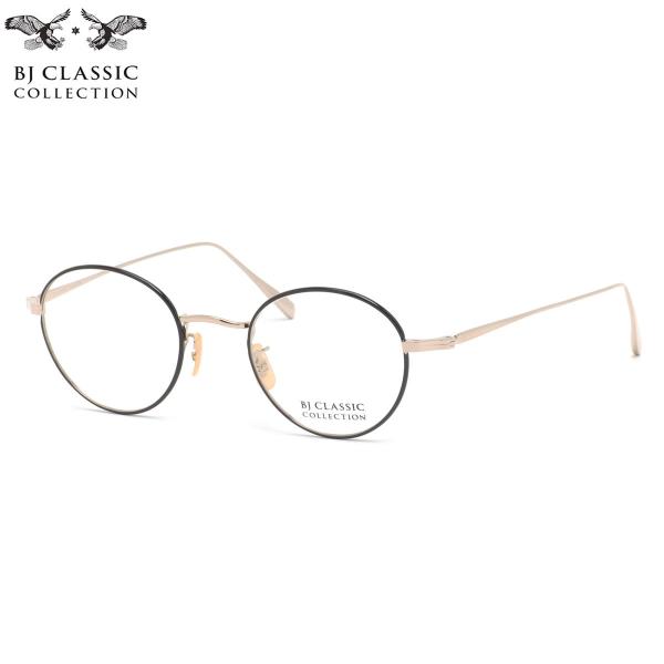 ブランド名：BJ CLASSIC COLLECTION ( BJクラシックコレクション )型番：PREM-114S NT 1-1 47サイズフレームカラー：ゴールド/ブラックレンズ:デモレンズ鼻パッドの調整：可能レンズシェイプ分類：ボストン...