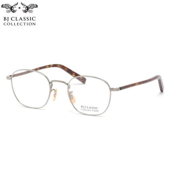 ブランド名：BJ CLASSIC COLLECTION ( BJクラシックコレクション )型番：PREM-142PT 2 47サイズフレームカラー：シルバーレンズ:デモレンズ鼻パッドの調整：可能レンズシェイプ分類：ウェリントンフレームタイプ...