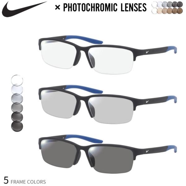 ブランド名：NIKE型番：7136AFフレームカラー：全4色 マットブラック/ブルー、マットグレー/レッド、マットデミ/ブラウン、マットブルー/イエローレンズカラー/可視光線透過率：フォトブラウン/約97%〜40%、フォトグレー/約97%〜...
