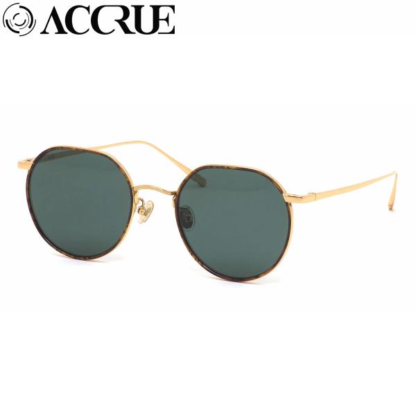 ブランド名：アクル ( ACCRUE ) 型番：Bonnie GDTO 54サイズ フレームカラー：シャイニーゴールド/トータス レンズカラー： 紫外線カット率：99%以上 可視光線透過率： 鼻パッドの調整：可能 レンズシェイプ分類：ボスト...