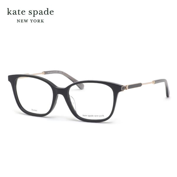 ブランド名：ケイトスペード ( kate spade ) 型番：CALANDRA/F 807 52サイズ フレームカラー：ブラック レンズ:デモレンズ 鼻パッドの調整：不可 レンズシェイプ分類：ウェリントン フレームタイプ分類：フルリム、コ...
