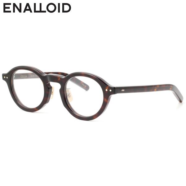 ブランド名：エナロイド ( ENALLOID )型番：CILLA 229 45サイズフレームカラー：ブラックアンバーレンズ:デモレンズ鼻パッドの調整：可能レンズシェイプ分類：オーバルフレームタイプ分類：フルリムフレーム材質：プラスチックおす...