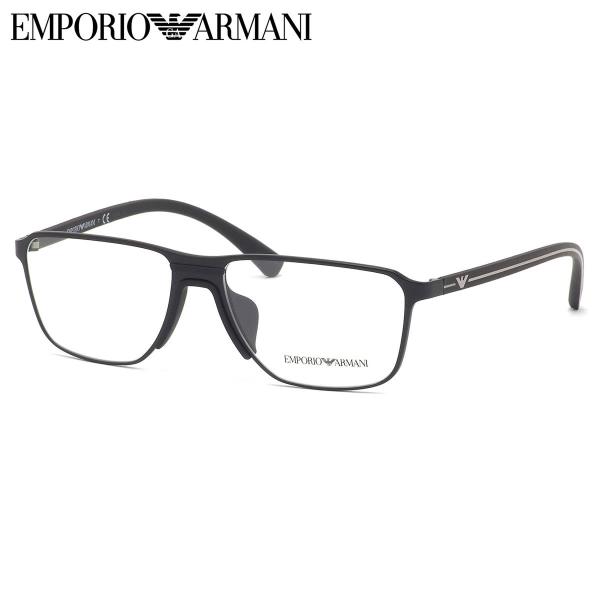 ブランド名：エンポリオアルマーニ ( EMPORIO ARMANI )型番：EA1089F 3001 56サイズフレームカラー：マットブラックレンズ:デモレンズ鼻パッドの調整：不可レンズシェイプ分類：スクエアフレームタイプ分類：フルリムフレ...