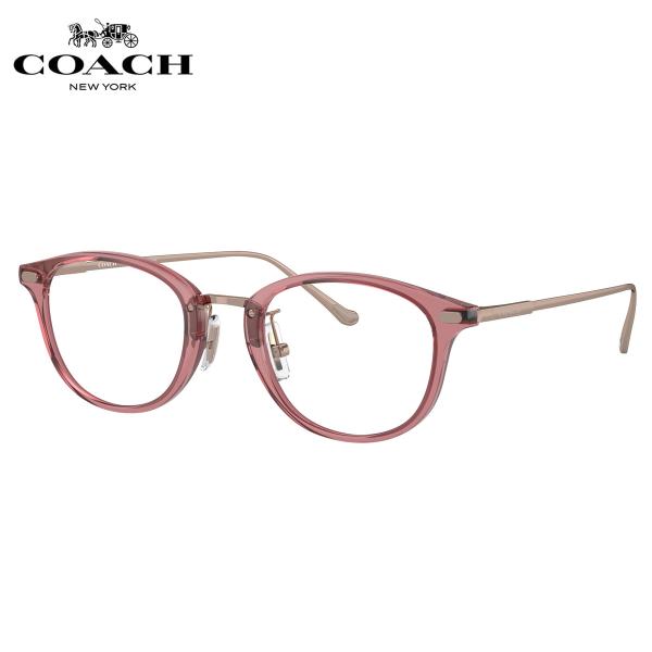 ブランド名：コーチ ( COACH )型番：HC6230D 5800 48サイズフレームカラー：トランスペアレントベリー/シャインローズゴールドレンズ:デモレンズ鼻パッドの調整：可能レンズシェイプ分類：ウェリントンフレームタイプ分類：フルリ...