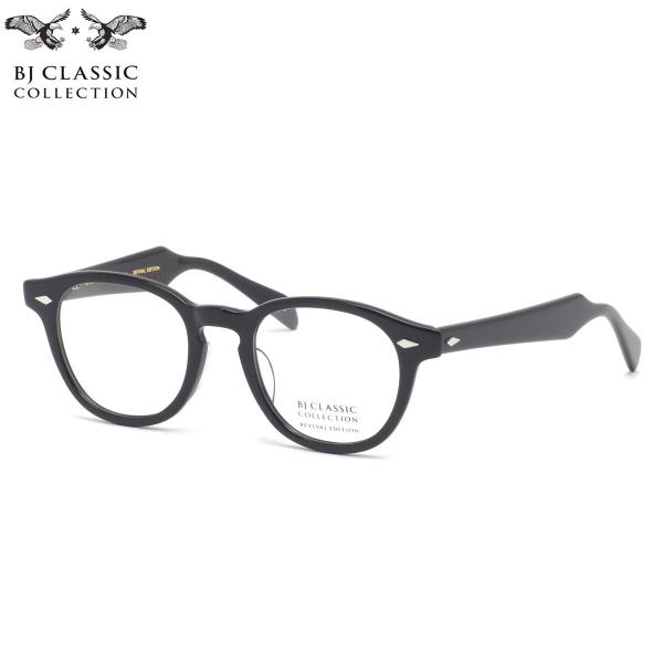 ブランド名：BJ CLASSIC COLLECTION ( BJクラシックコレクション )型番：BJ JAZZ 1 48サイズフレームカラー：ブラックレンズ:デモレンズ鼻パッドの調整：不可レンズシェイプ分類：ボストンフレームタイプ分類：フル...
