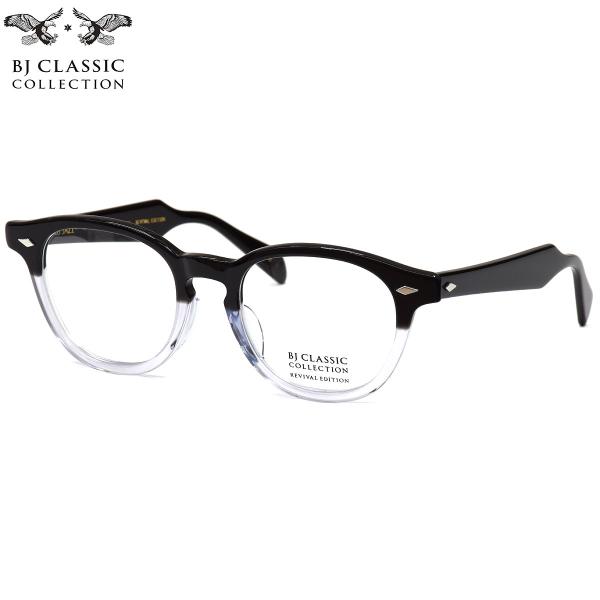 ブランド名：BJ CLASSIC COLLECTION ( BJクラシックコレクション )型番：BJ JAZZ 8 51サイズフレームカラー：ブラック-クリア2レンズ:デモレンズ鼻パッドの調整：不可レンズシェイプ分類：ボストンフレームタイプ...