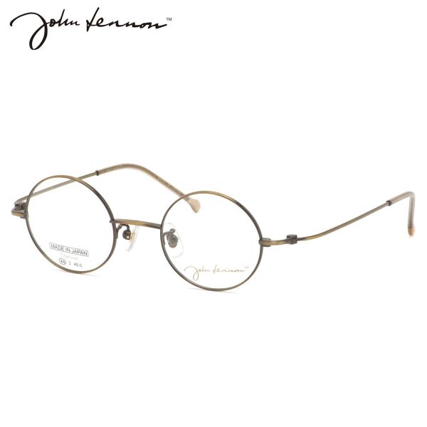 ブランド名：ジョンレノン ( John Lennon )型番：JL-1103 3 44サイズフレームカラー：アンティークゴールドレンズ:デモレンズ鼻パッドの調整：可能レンズシェイプ分類：ラウンドフレームタイプ分類：フルリムフレーム材質：チタ...