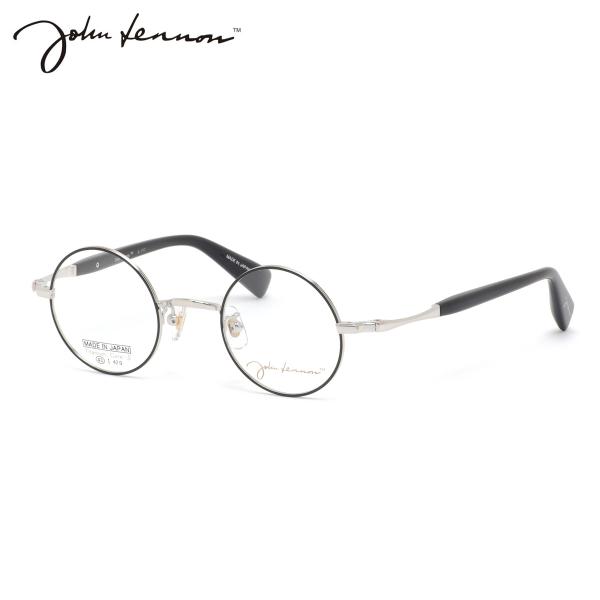 ブランド名：ジョンレノン ( John Lennon )型番：JL-1117 2 43サイズフレームカラー：シルバー/ブラックレンズ:デモレンズ鼻パッドの調整：可能レンズシェイプ分類：ラウンドフレームタイプ分類：フルリムフレーム材質：チタン...