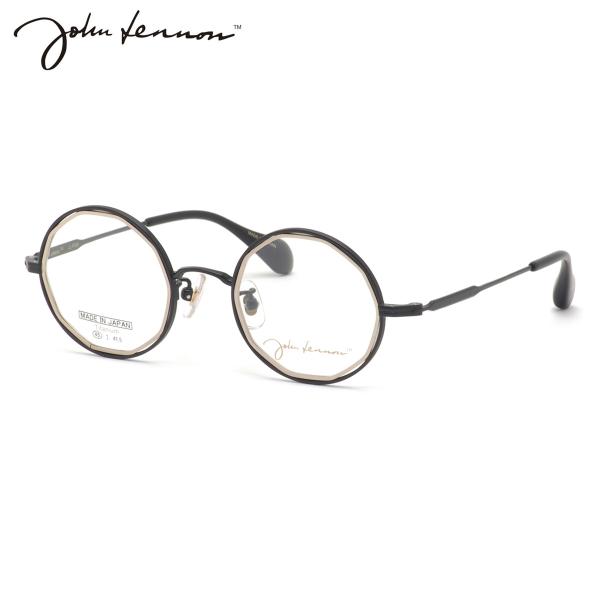 ブランド名：ジョンレノン ( John Lennon )型番：JL-P309 4 45サイズフレームカラー：ブラック、ゴールドマットレンズ:デモレンズ鼻パッドの調整：可能レンズシェイプ分類：ラウンドフレームタイプ分類：フルリムフレーム材質：...