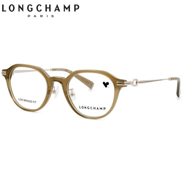 ブランド名：ロンシャン ( LONGCHAMP )型番：LO2787LBJ 319 47サイズフレームカラー：トランスペアレントカーキレンズ:デモレンズ鼻パッドの調整：可能レンズシェイプ分類：その他フレームタイプ分類：フルリム、コンビネーシ...