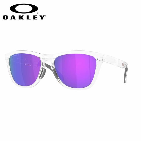 ブランド名：オークリー ( OAKLEY )型番：OO9503A 05 58サイズフレームカラー：マットクリアレンズカラー：プリズムバイオレット紫外線カット率：99%以上可視光線透過率：13%鼻パッドの調整：不可レンズシェイプ分類：ウェリン...