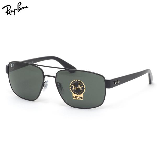 ブランド名：レイバン ( Ray-Ban ) 型番：RB3663 002/31 60サイズ フレームカラー：ブラック レンズカラー：グリーンクラシックG-15 紫外線カット率：99%以上 可視光線透過率：13.2% 鼻パッドの調整：可能 レ...