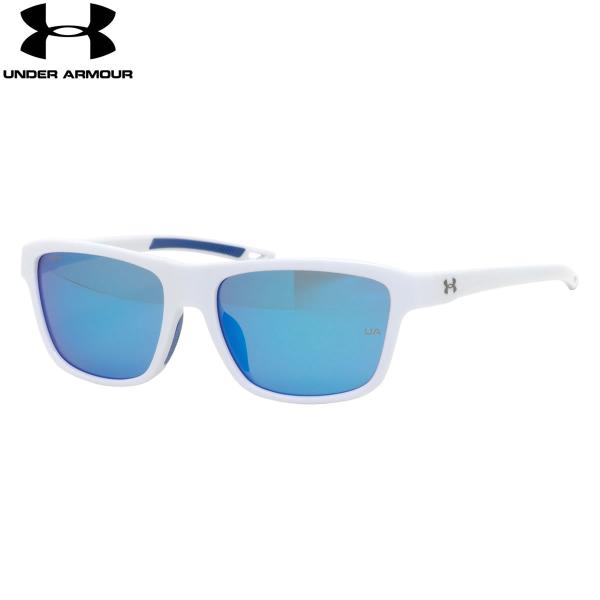 ブランド名：アンダーアーマー ( UNDER ARMOUR )型番：RUMBLE/F YO6/W1 58サイズフレームカラー：ホワイトレンズカラー：ブルーミラー(TUNEDベースボール)紫外線カット率：99%以上可視光線透過率：14.0%鼻...