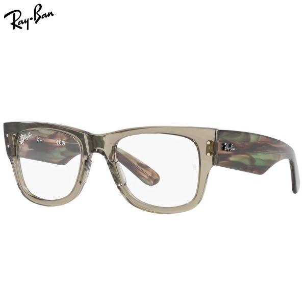 ブランド名：Ray-Ban ( レイバン )型番：RX0840V 8297 51サイズフレームカラー：トランスペアレントグリーンレンズ:デモレンズ鼻パッドの調整：不可レンズシェイプ分類：ウェリントンフレームタイプ分類：フルリムフレーム材質：...