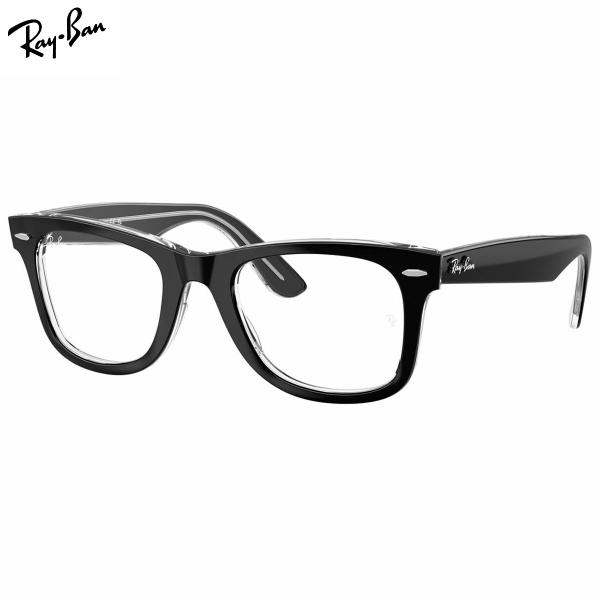ブランド名：Ray-Ban ( レイバン )型番：RX4340V 2034 50サイズフレームカラー：ブラックオントランスペアレントレンズ:デモレンズ鼻パッドの調整：不可レンズシェイプ分類：ウェリントンフレームタイプ分類：フルリムフレーム材...