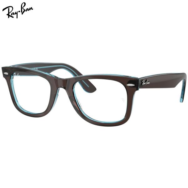 ブランド名：Ray-Ban ( レイバン )型番：RX4340V 8366 50サイズフレームカラー：ブラックオントランスペアレントブルーレンズ:デモレンズ鼻パッドの調整：不可レンズシェイプ分類：ウェリントンフレームタイプ分類：フルリムフレ...