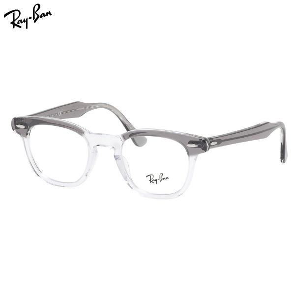 ブランド名：Ray-Ban ( レイバン )型番：RX5398 8111 48サイズフレームカラー：グレートランスパレントレンズ:デモレンズ鼻パッドの調整：不可レンズシェイプ分類：ウェリントンフレームタイプ分類：フルリムフレーム材質：プラス...