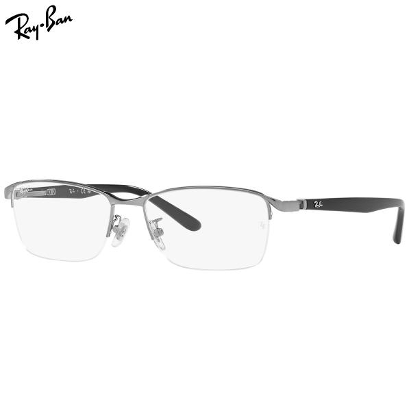 ブランド名：Ray-Ban ( レイバン )型番：RX6501D 2502 55サイズフレームカラー：ガンメタル/ブラックレンズ:デモレンズ鼻パッドの調整：可能レンズシェイプ分類：スクエアフレームタイプ分類：ナイロールフレーム材質：メタル、...
