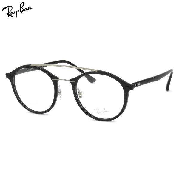 ブランド名：Ray-Ban ( レイバン )型番：RX7111 2000 51サイズフレームカラー：ブラック/グレーレンズ:デモレンズ鼻パッドの調整：可能レンズシェイプ分類：ラウンドフレームタイプ分類：フルリム、ツーブリッジフレーム材質：プ...