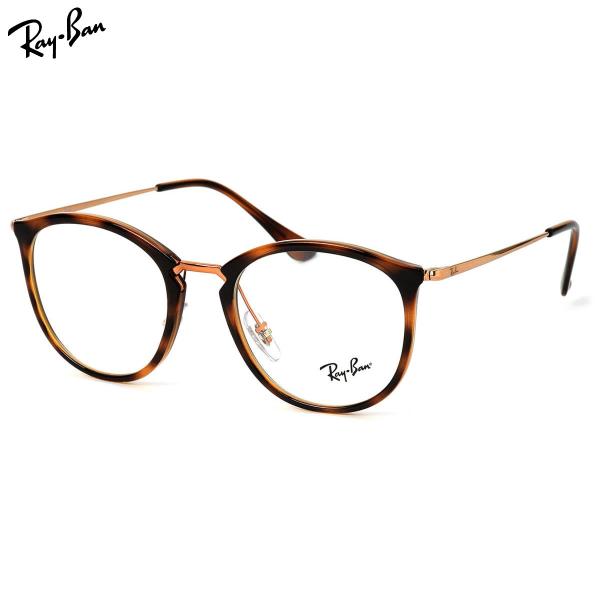 ブランド名：Ray-Ban ( レイバン )型番：RX7140 5687 51サイズフレームカラー：トータス/ブロンズカッパーレンズ:デモレンズ鼻パッドの調整：可能レンズシェイプ分類：ラウンドフレームタイプ分類：フルリム、コンビネーションフ...