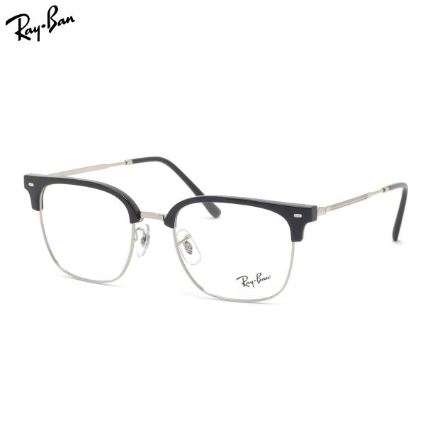 ブランド名：Ray-Ban ( レイバン )型番：RX7216F 2000 53サイズフレームカラー：ブラックオンシルバーレンズ:デモレンズ鼻パッドの調整：可能レンズシェイプ分類：スクエアフレームタイプ分類：フルリム、ブローフレーム材質：プ...