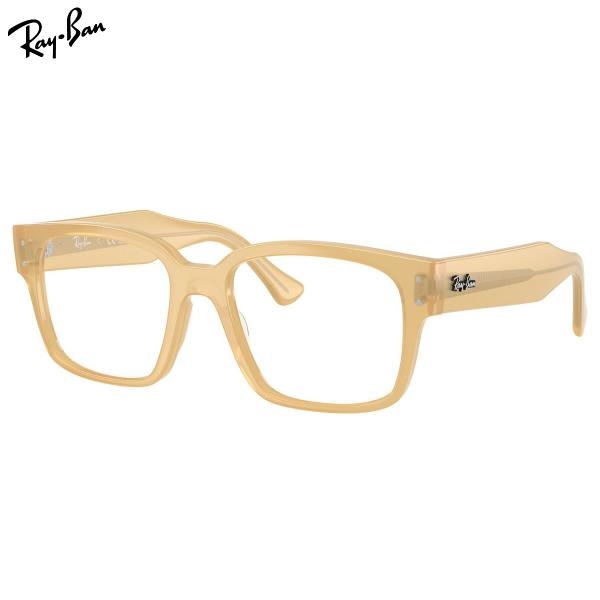 ブランド名：Ray-Ban ( レイバン )型番：RX7256F 8430 50サイズフレームカラー：トランスペアレントベージュレンズ:デモレンズ鼻パッドの調整：不可レンズシェイプ分類：スクエアフレームタイプ分類：フルリムフレーム材質：プラ...