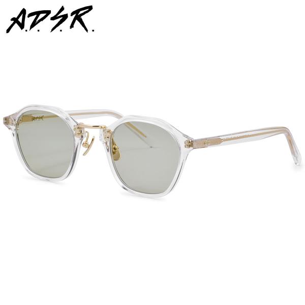 ブランド名：A.D.S.R. ( エーディーエスアール )型番：SATCHMO II 02 47サイズフレームカラー：クリア/ゴールドレンズカラー：ライトブラウン紫外線カット率：99%以上可視光線透過率：52%鼻パッドの調整：可能レンズシェ...