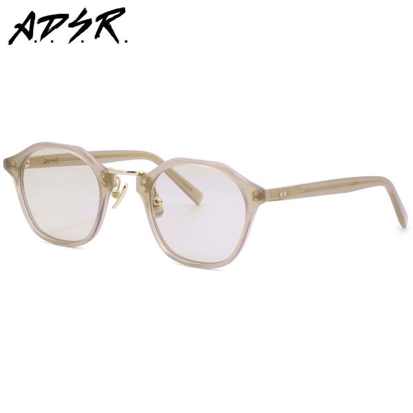 ブランド名：A.D.S.R. ( エーディーエスアール )型番：SATCHMO II 04 47サイズフレームカラー：ペールベージュ/ゴールドレンズカラー：ライトブラウン紫外線カット率：99%以上可視光線透過率：70%鼻パッドの調整：可能レ...